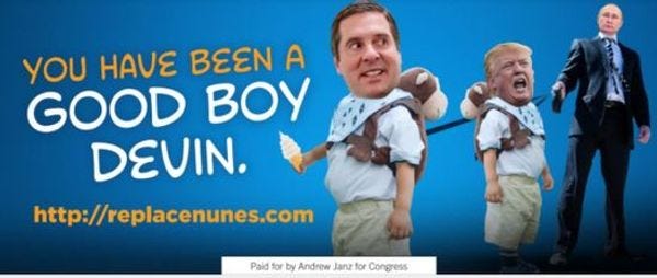 Devin Nunes Has Leaking Fever, Only Cure Is More Cow