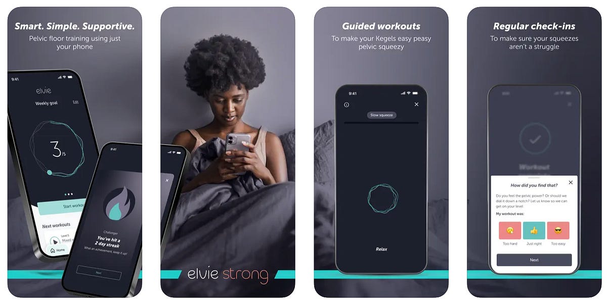 Elvie releases new pelvic health training app - and it's free to use