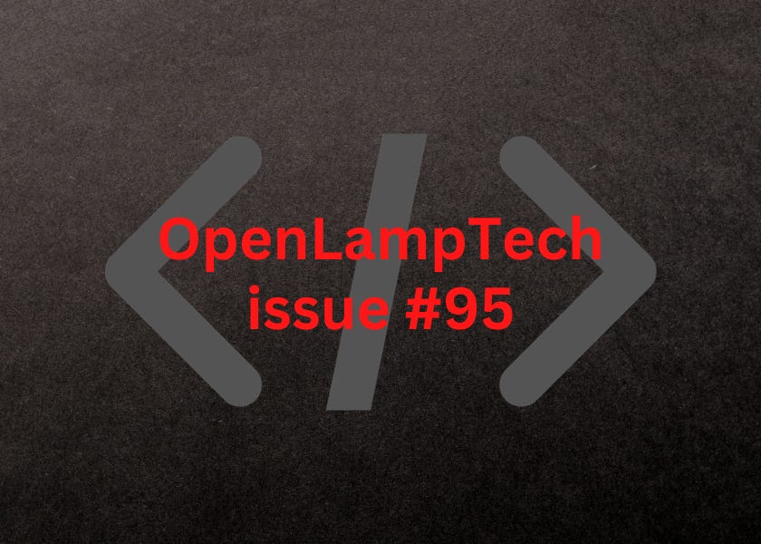 OpenLampTech issue #95 - by Josh Otwell - OpenLampTech