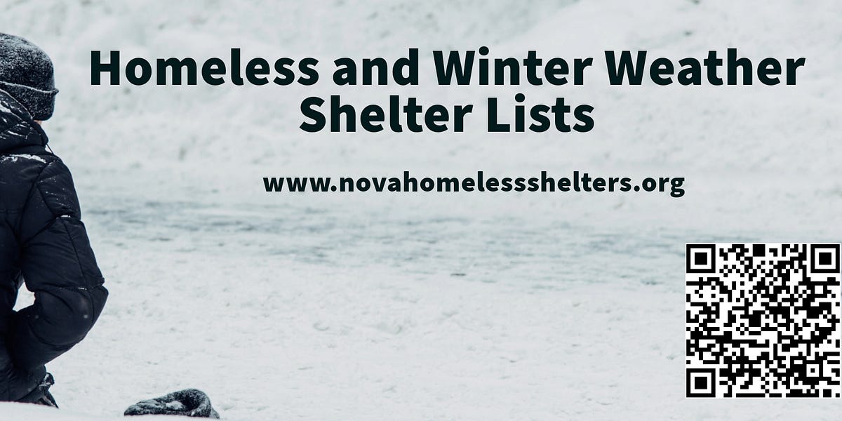Regional Homeless, Winter and Drop In Shelter Lists Update