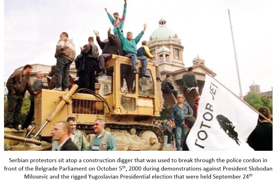 Serbia's "Bulldozer Revolution" (2000) - by Niccolo Soldo