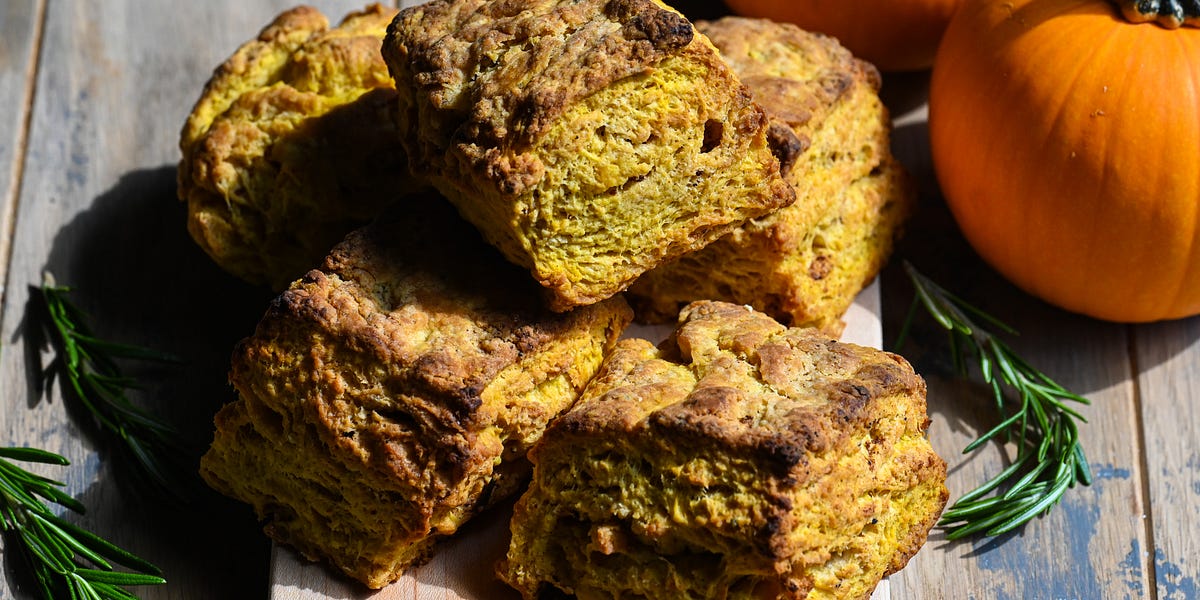 Brown Butter Pumpkin Biscuits - by Sam - buttermilk weekly