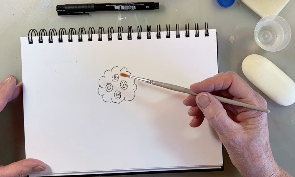 Masking Fluid - Magic & Mayhem Pt. 2 - by Jessica Wesolek