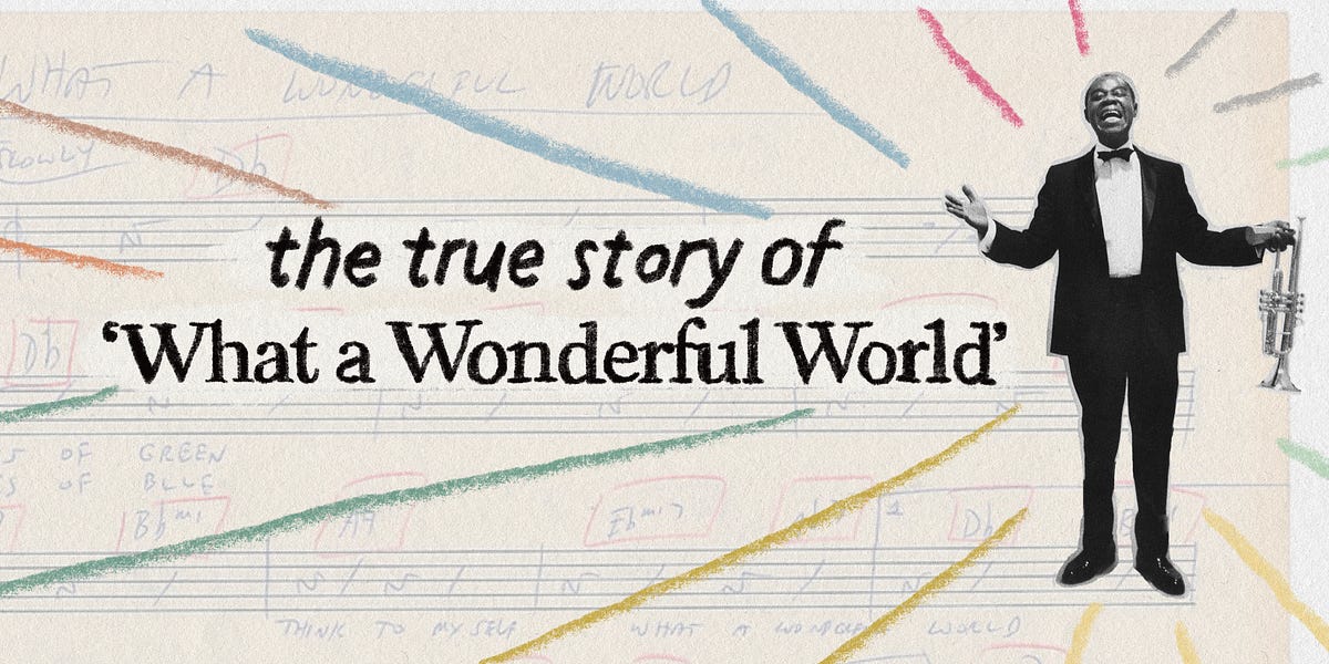 The True Story of 'What a Wonderful World'