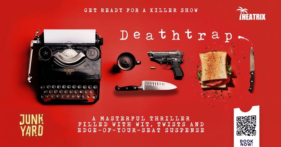 Join Theatrix for a Killer Show of Deathtrap in the Junkyard Theatre Phuket