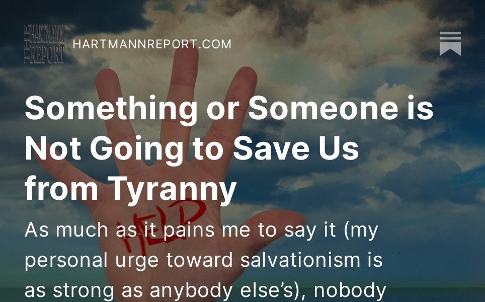 Thom Hartmann Report - What You May Have Missed w/e 15 October 2023