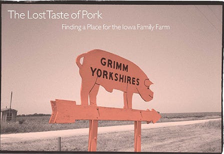 The Lost Taste of Pork - by Edward Behr - The Art of Eating