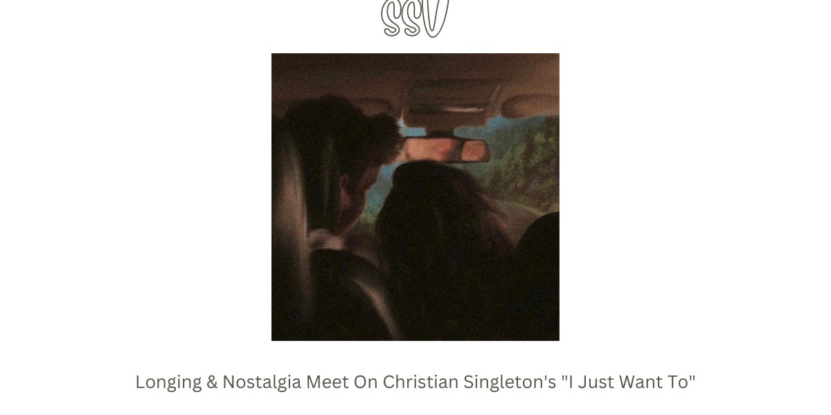 Song Release: Longing & Nostalgia Meet On Christian Singleton's "I Just ...