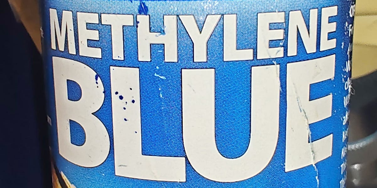 Methylene blue is bombarding my life with questions. My take on it ...