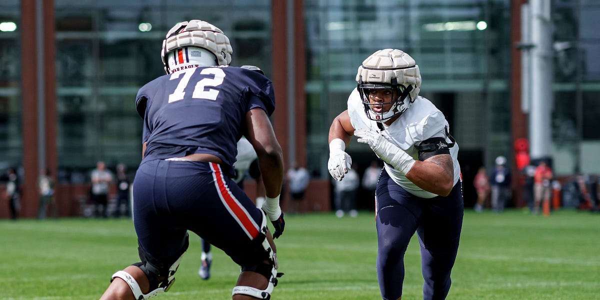 Auburn needs a new leader up front. Keldric Faulk already looks like one.