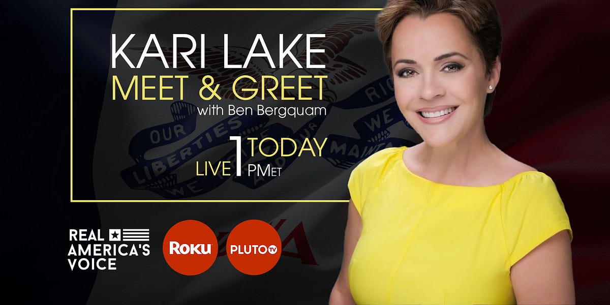 KARI LAKE MEET & GREET - by RealAmericasVoice