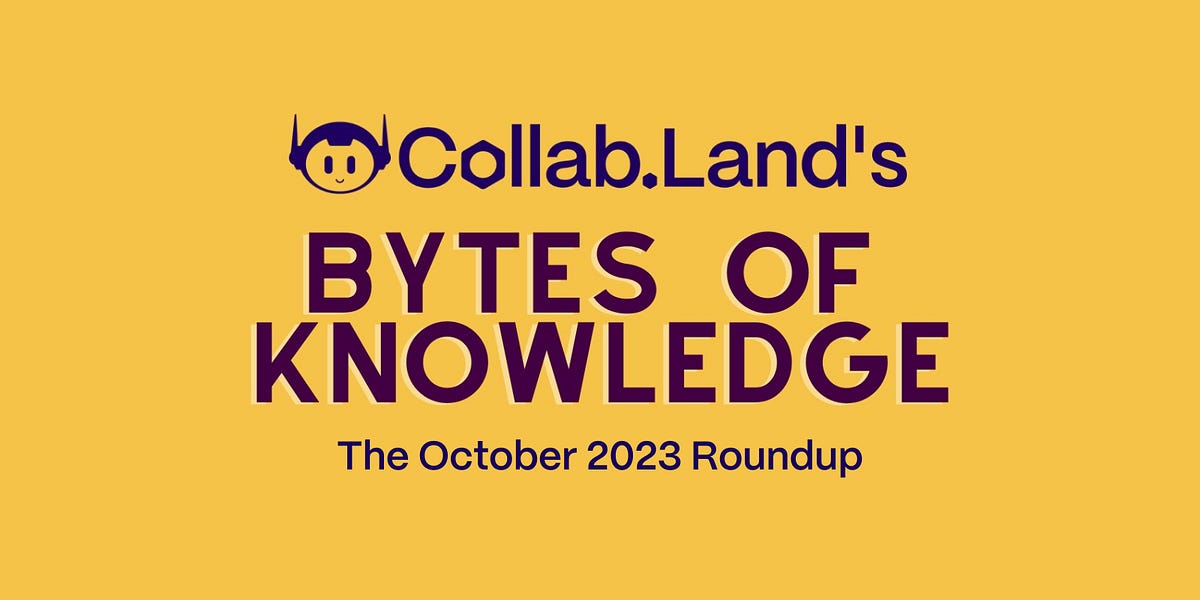 Bytes of Knowledge October 2023 - by iSpeakNerd