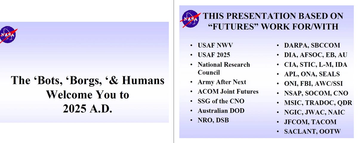 Nasa Future Strategic Warfare Compared To Current Events Are We In A