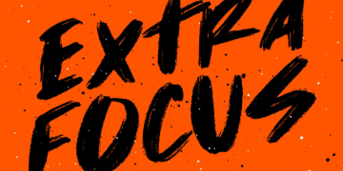 Sneak Peek: Book cover for Extra Focus