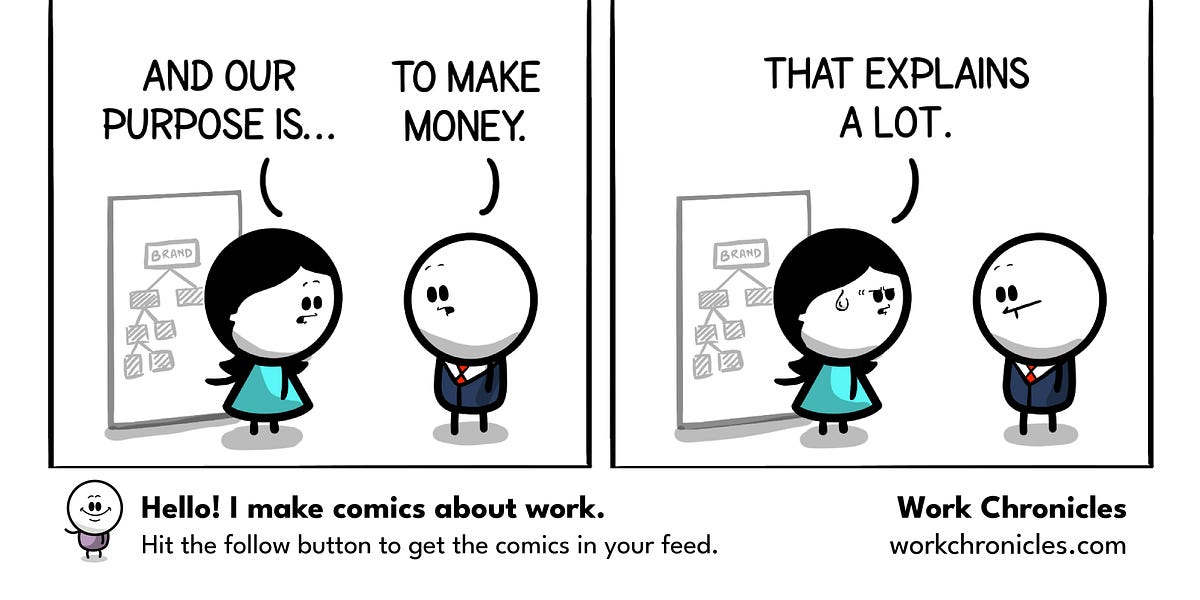 (comic) Purpose Driven - Work Chronicles