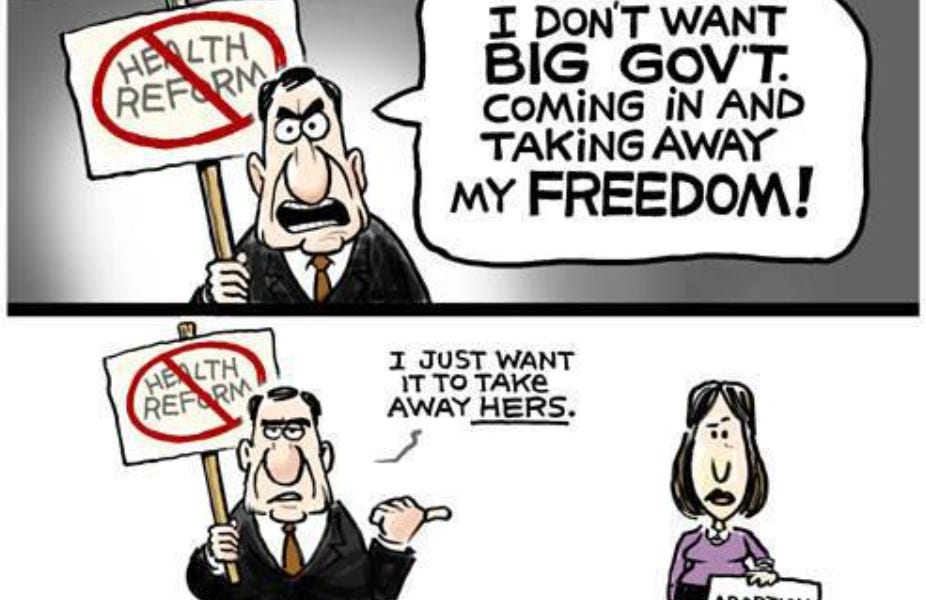 The Big, Small, and Intrusive Government of The GOP