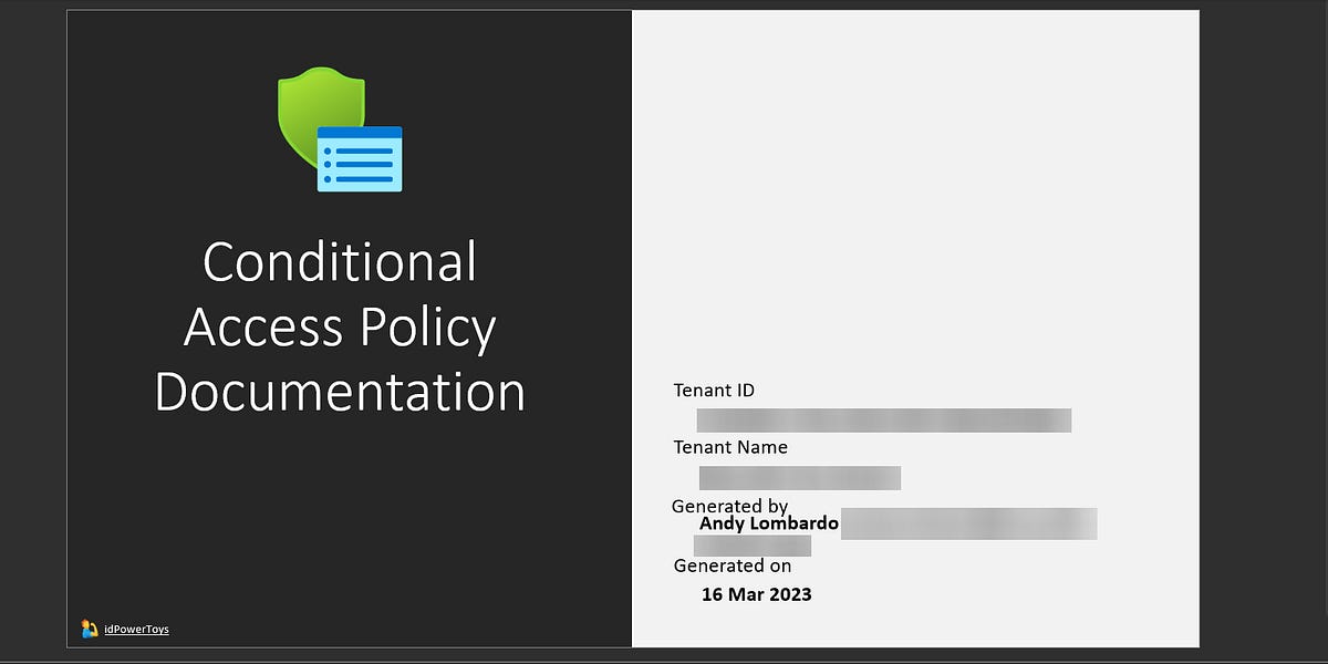 Document Conditional Access in a Click - by Andy Lombardo