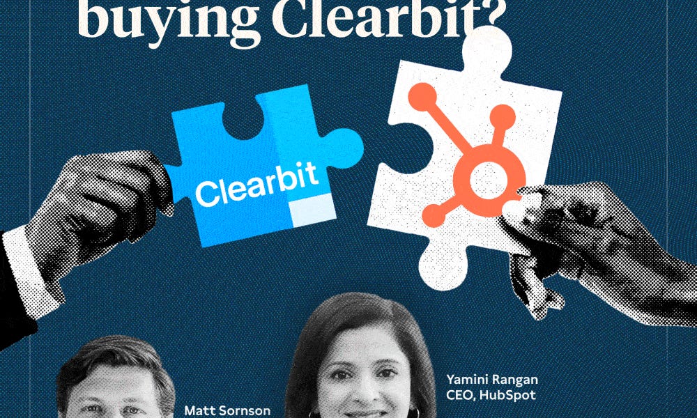 Why is HubSpot acquiring Clearbit? - by Abhishek