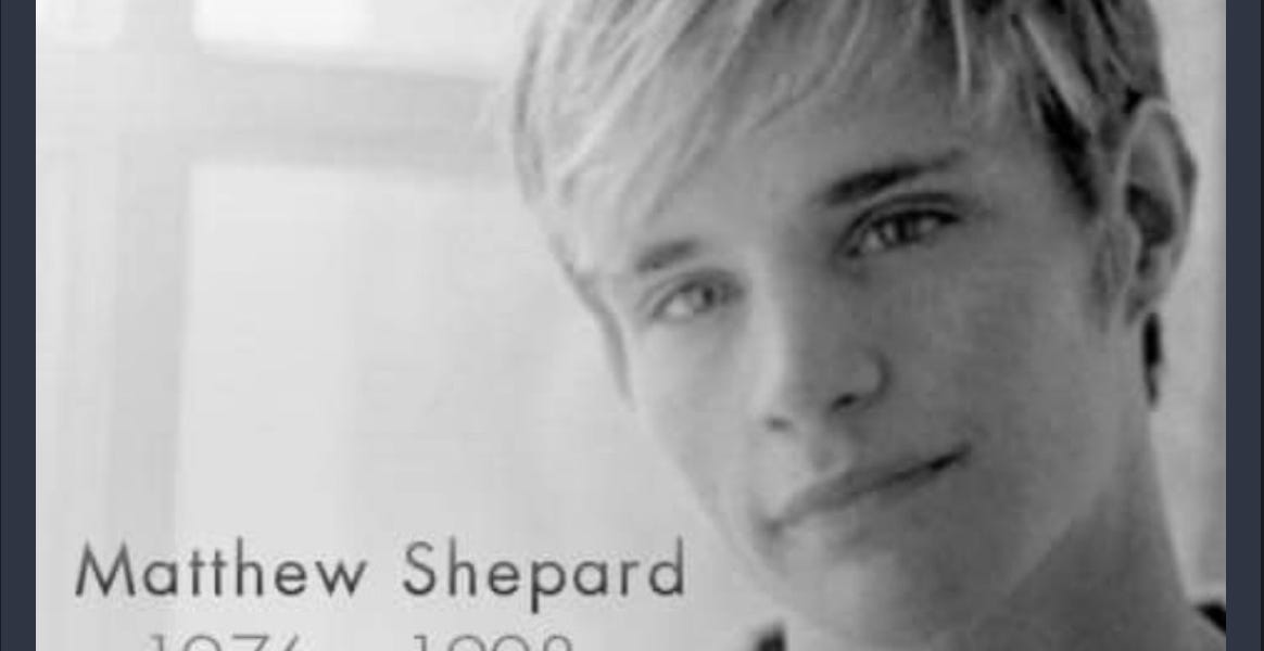 Matthew Shepard 25 years later- We cannot forget what his death meant