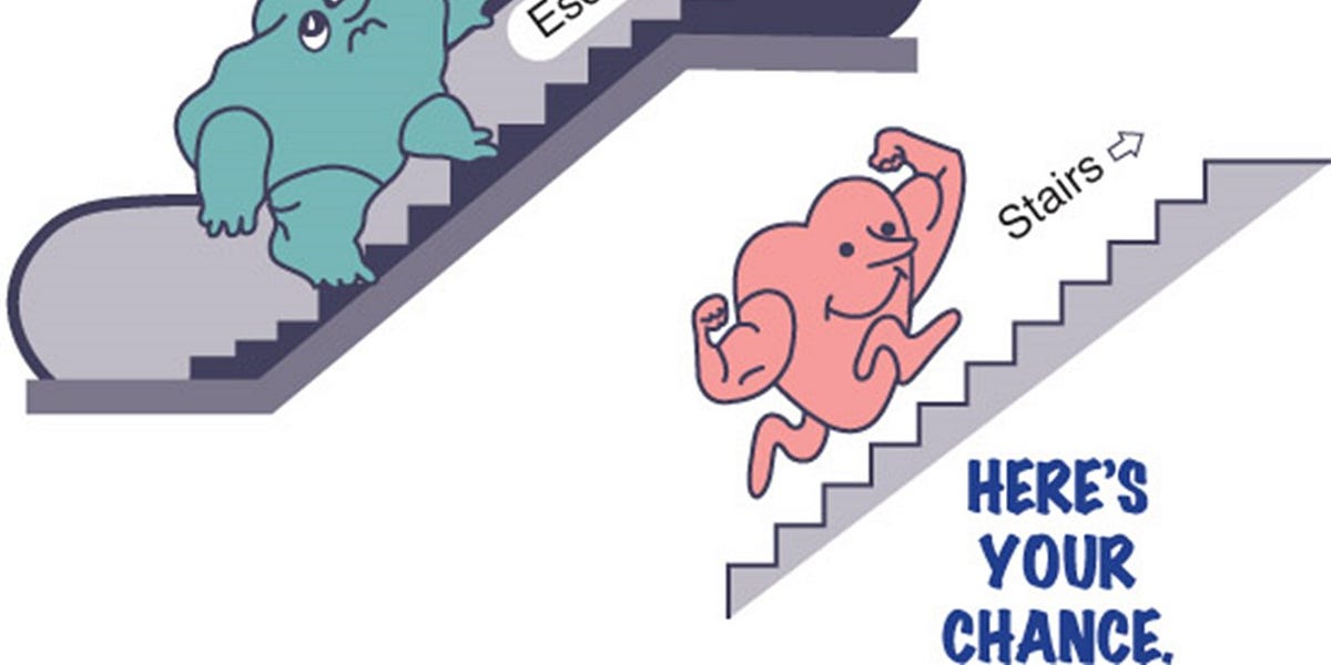 Stair Climbing is Good for Your Health