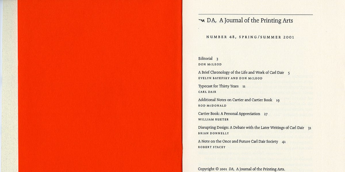 Carl Dair, Disrupting Design - by Brian T Donnelly