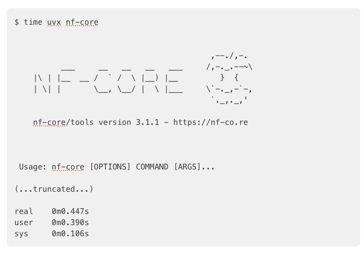 uv, part 1: running scripts and tools - by Stephen Turner