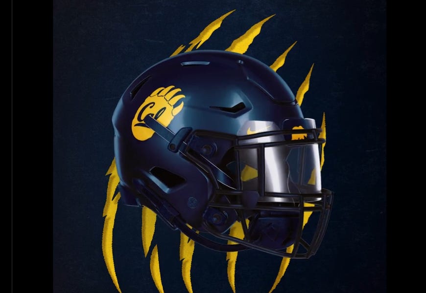 Cal Football To Showcase a Throwback Helmet and Asks for a Gold-Out ...