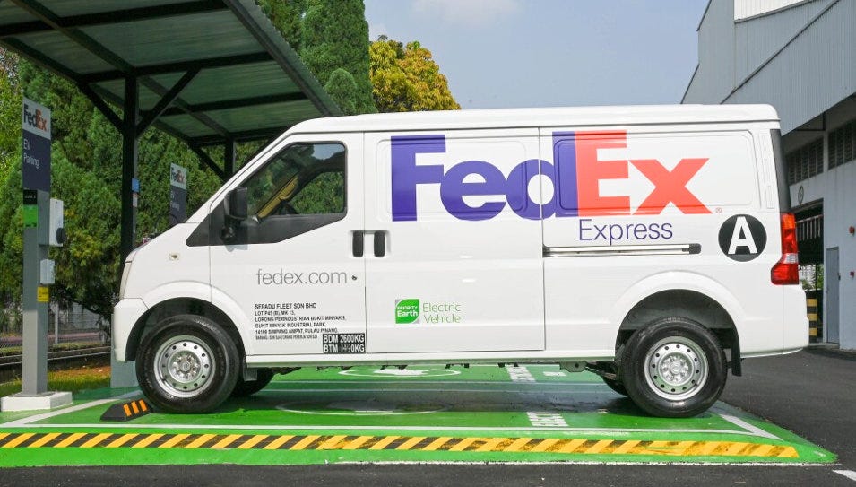 FedEx Adds Electric Vehicles to Promote Sustainable Logistics in Malaysia