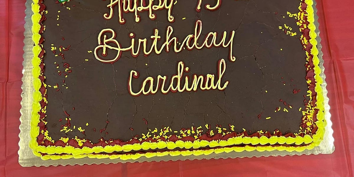 Let cardinals eat cake - by Michelle La Rosa - The Pillar