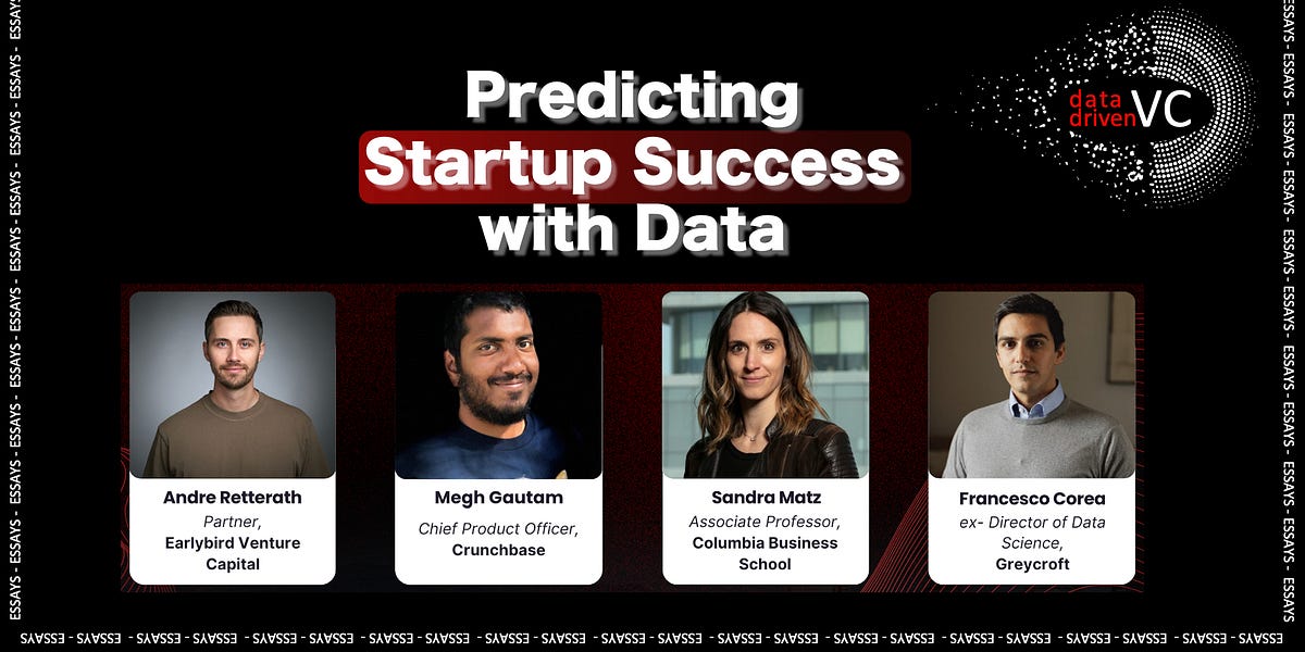 Predicting Startup Success with Data - by Andre Retterath