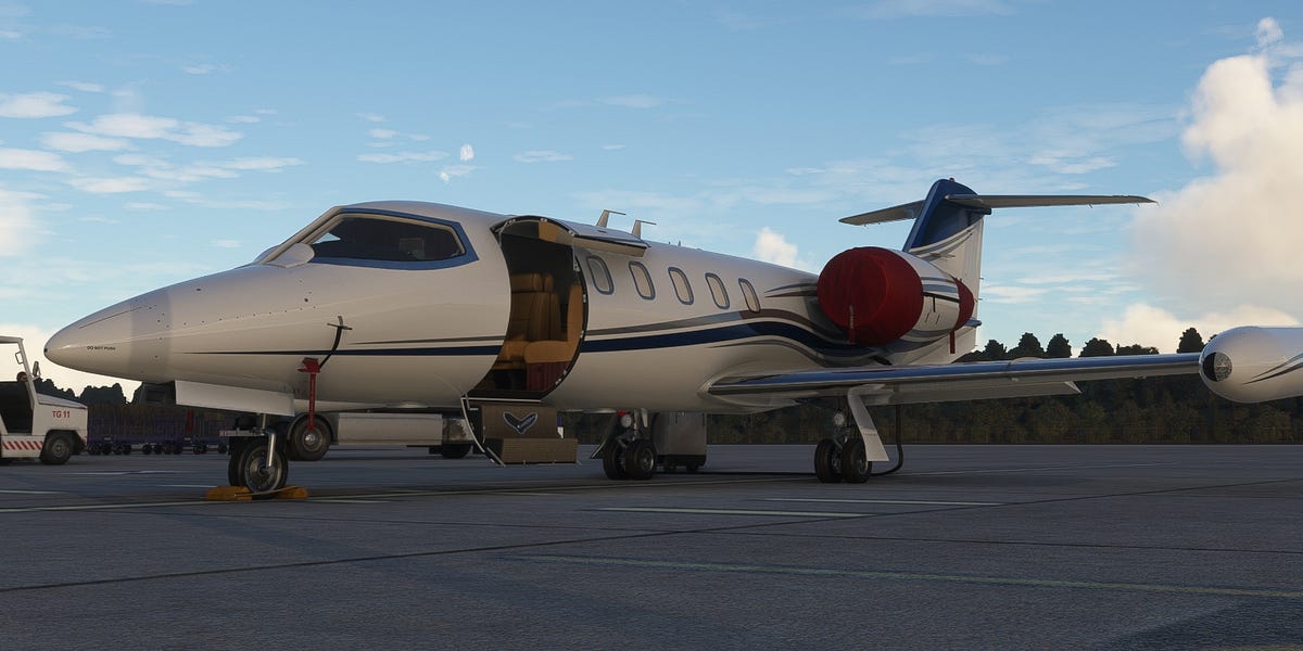 First look at the Early Access Flysimware Learjet 35A in Microsoft ...