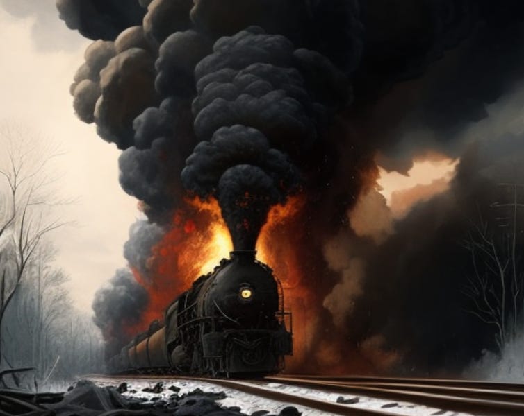 The Hellbound Train - by Angie Berg - Simply Angie
