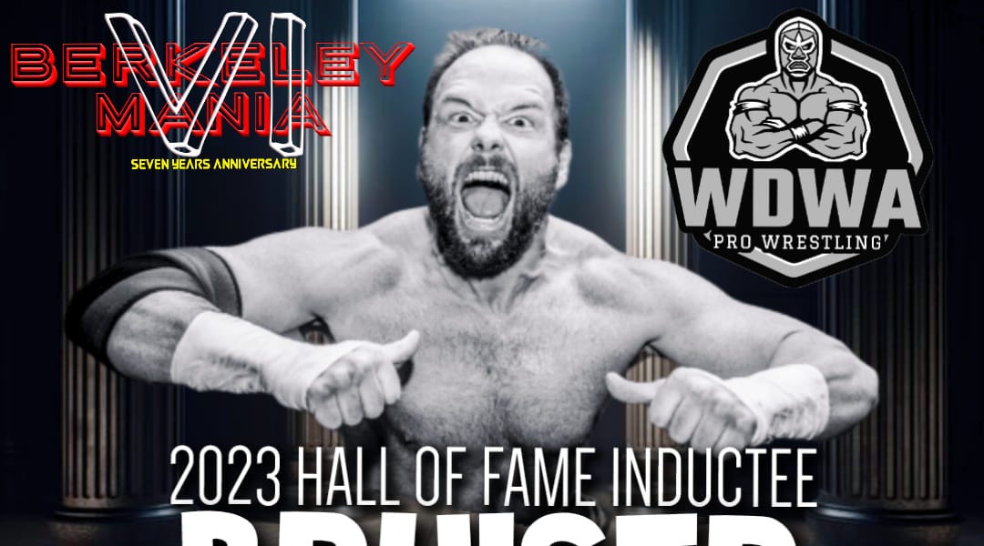 The Bruiser being inducted into WDWA HOF - by Jeff Quinton