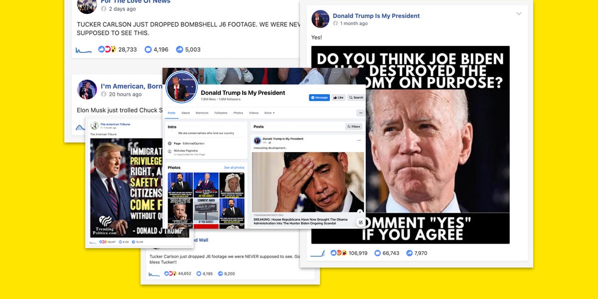 The Facebook MAGA mills are open for business