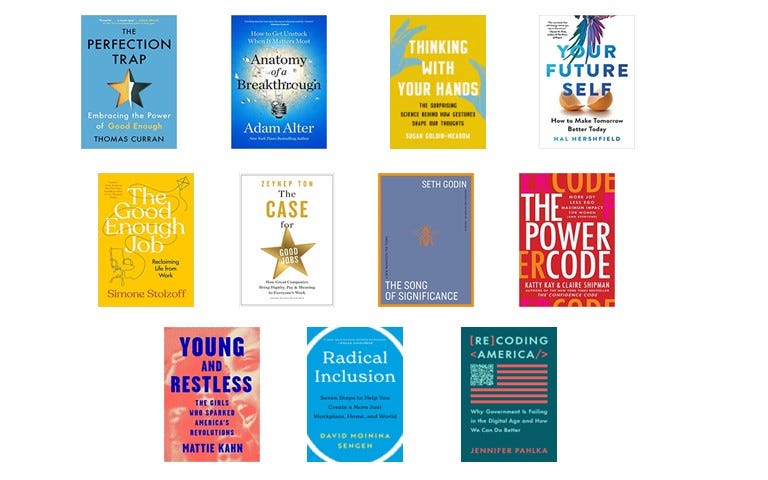 The 11 New Idea Books to Spring into Summer - by Adam Grant