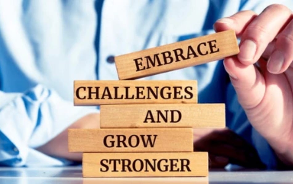 Embrace Challenges - Wisdom.Lock’s Substack