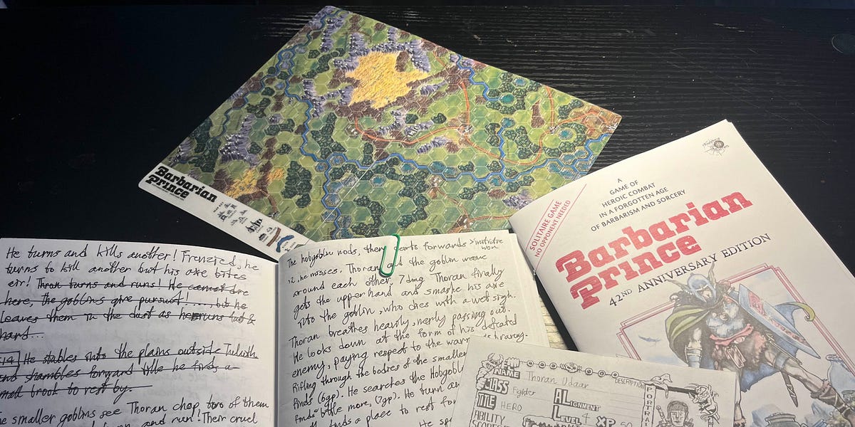 Barbarian Prince - OSE Solo RPG Actual Play