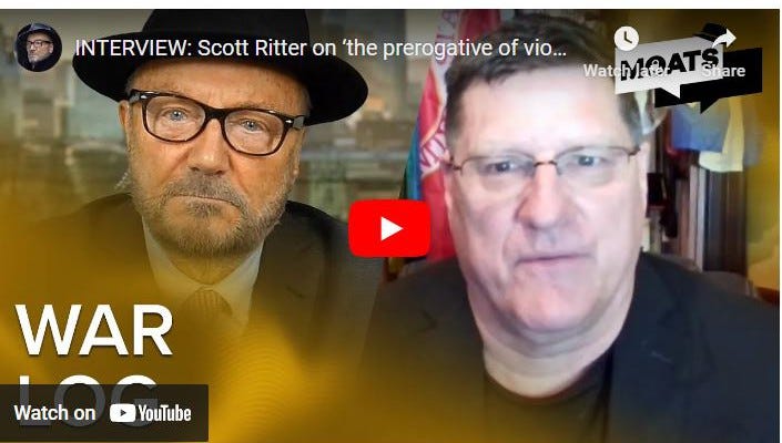 Scott Ritter on ‘the prerogative of violence’