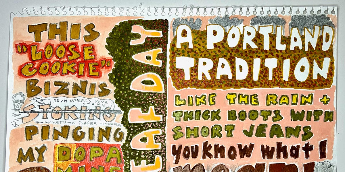 stream of consciousness word blocks - by Zephyr Pfotenhauer