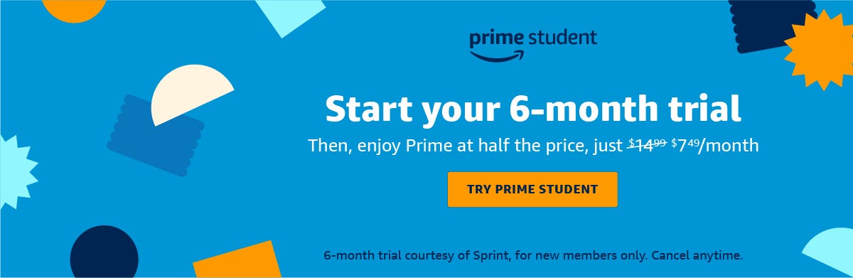 How to get an Amazon Prime Student discount for 6 months and get 1 year ...