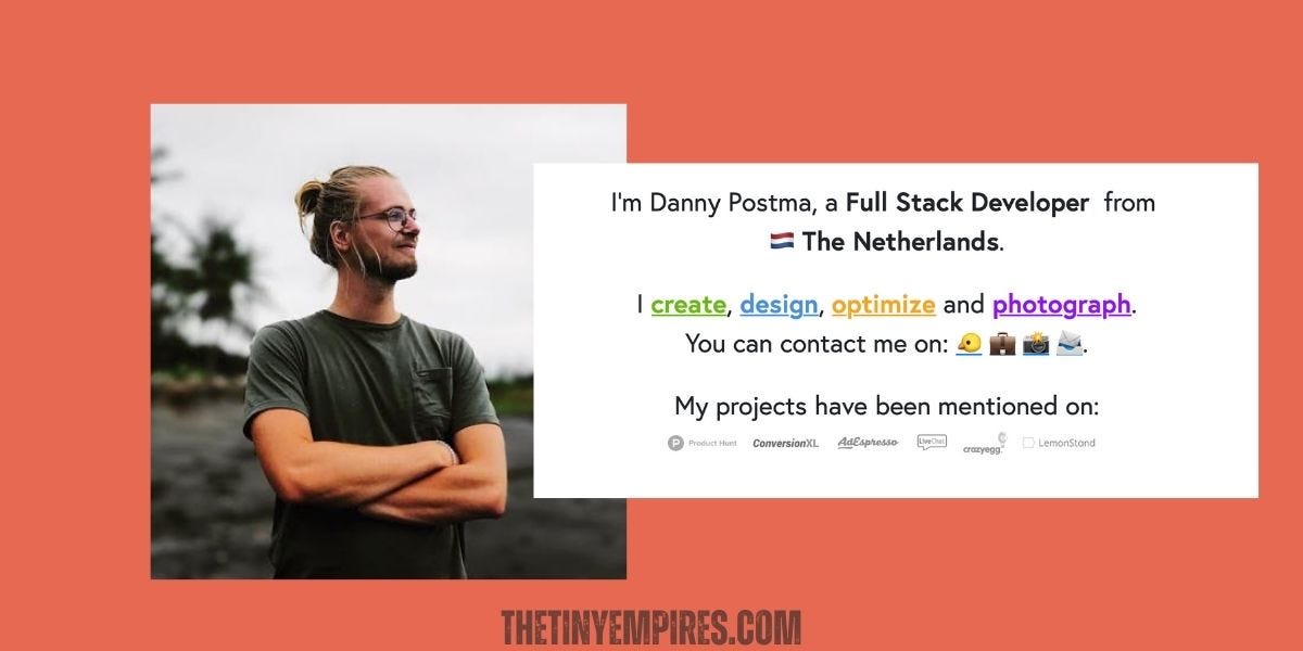 How Danny Postma built and sold Headlime for $1,000,000 within 8 months