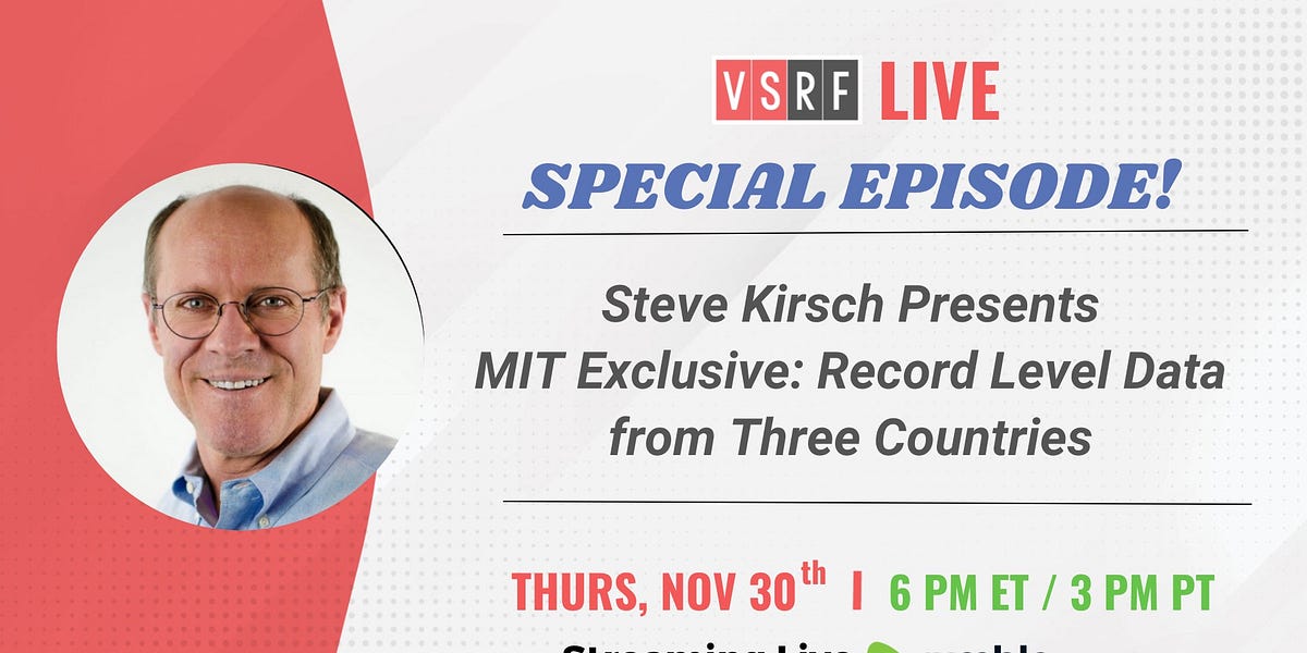 My MIT Speech, Tonight - Steve Kirsch's newsletter