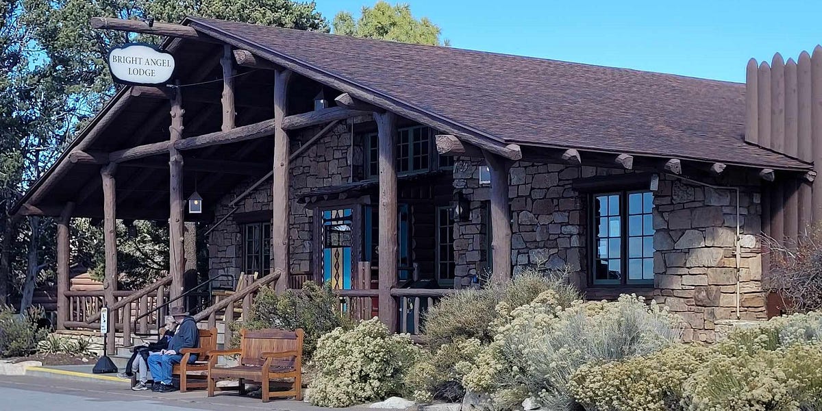 Grand Canyon's Bright Angel Lodge - by Jan Spell
