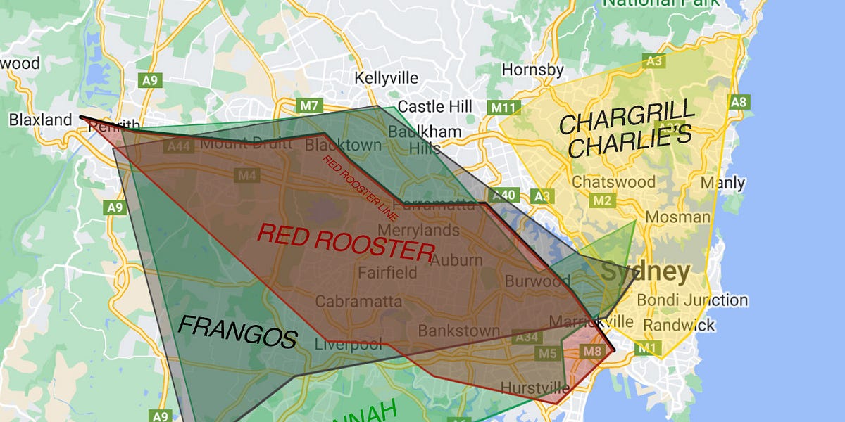 The Four Chicken Frontiers of Sydney - by Alana Dimou