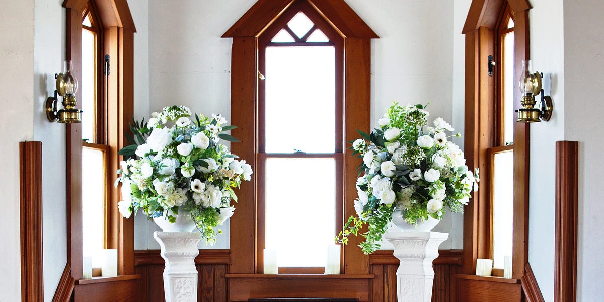 The bench and the pulpit look backwards - by REX SMITH