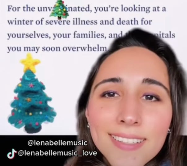 Who Was Speaking Out in '21? Lena Belle Sings Another Parody Christmas Song