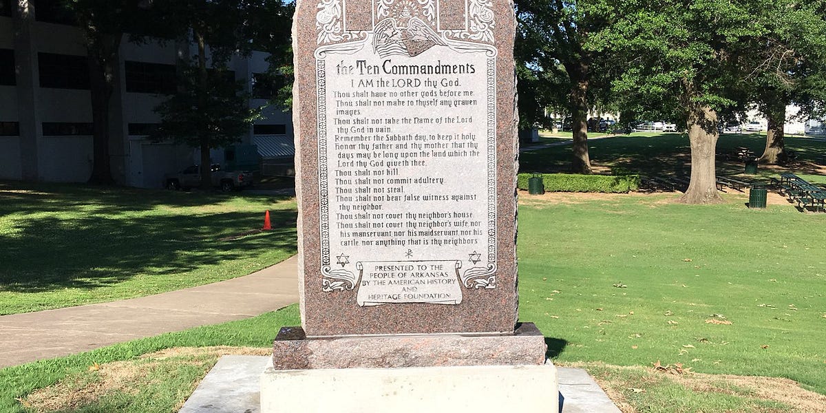 Will the Ten Commandments monument outside the Arkansas Capitol finally ...