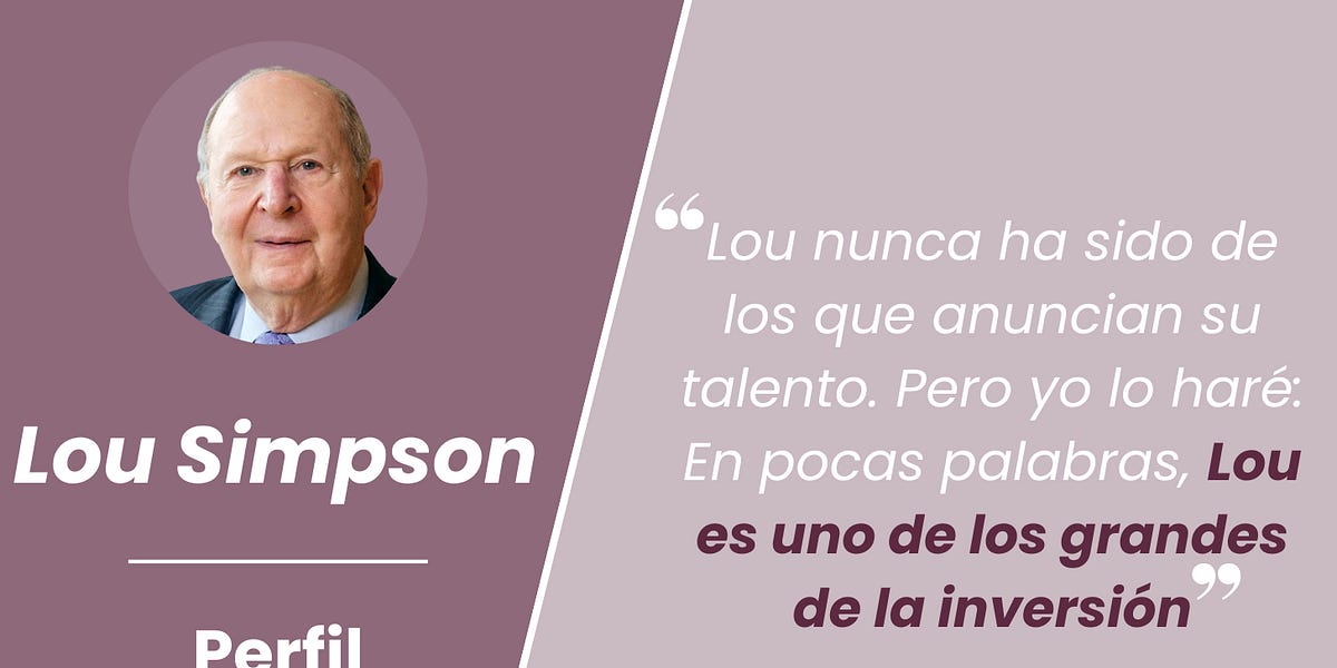 Perfil: Lou Simpson - Business Picker