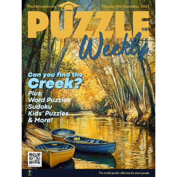 Puzzle Weekly: 9th December 2024 - Puzzle Weekly