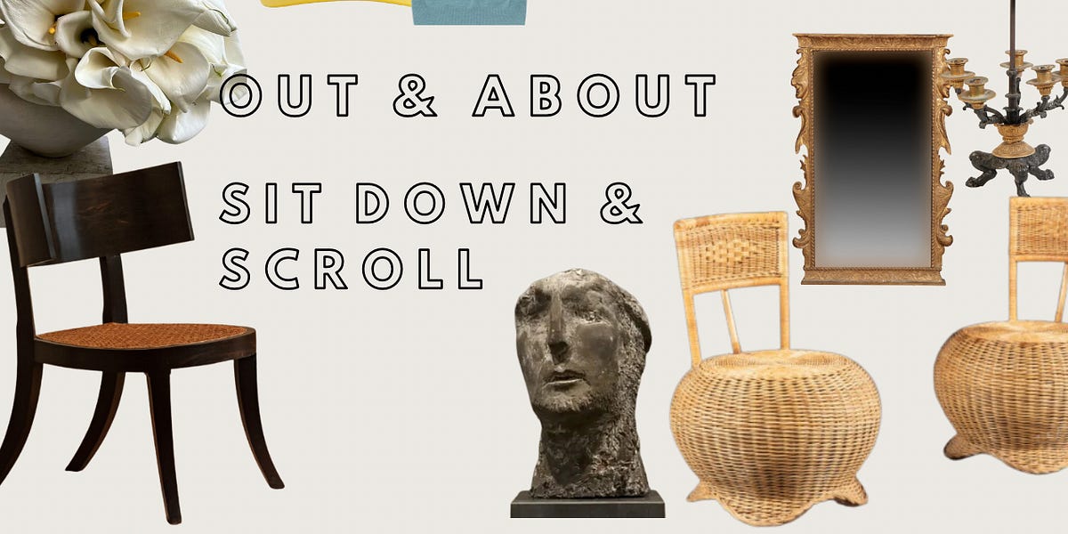 Out & About - Sit Down & Scroll - by Tat London